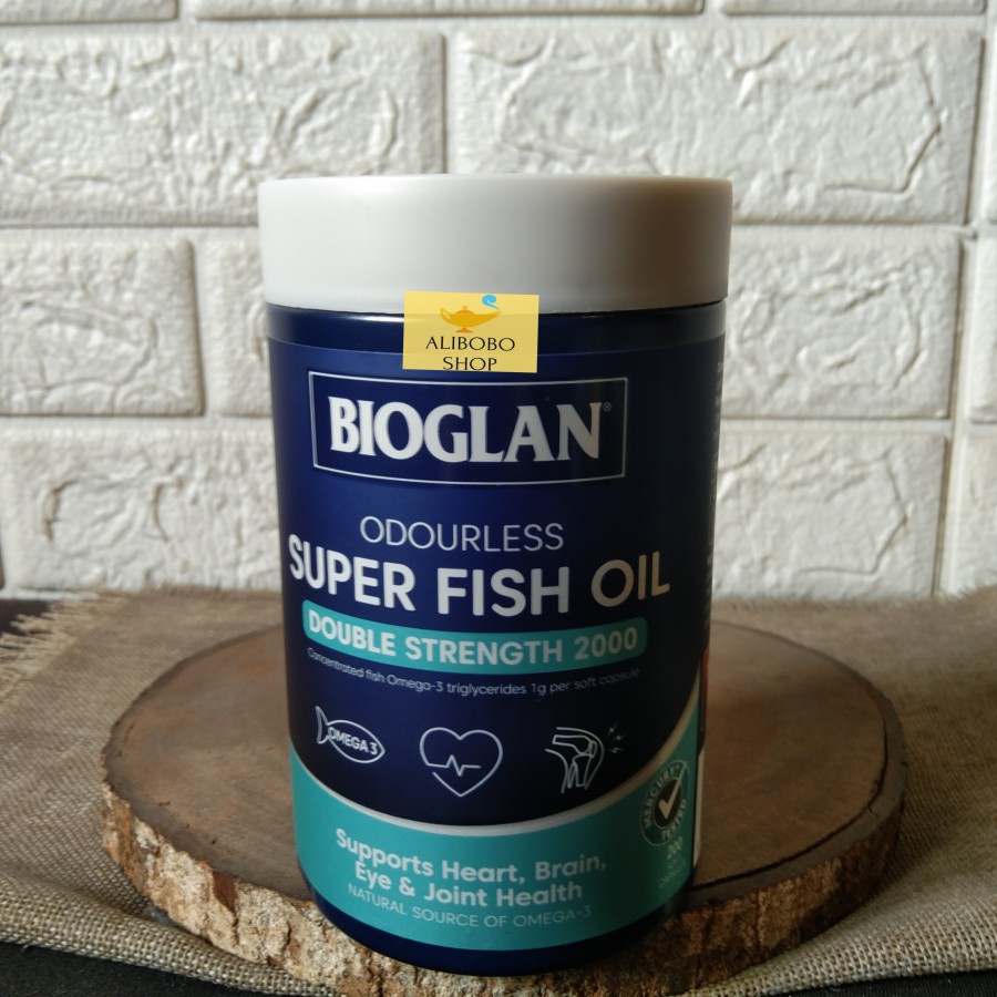 Jual BIOGLAN ODOURLESS SUPER FISH OIL OMEGA 3 2000MG 200 CAPSULES ...