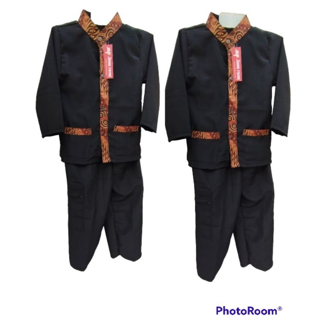 Jual Baju pangsi sunda anak usia 1-13 tahun/stelan baju pangsi motif ...