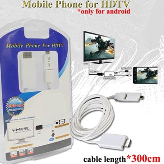 Jual Kabel MHL untuk menghubungkan smartphone ke tv/projector | Shopee ...