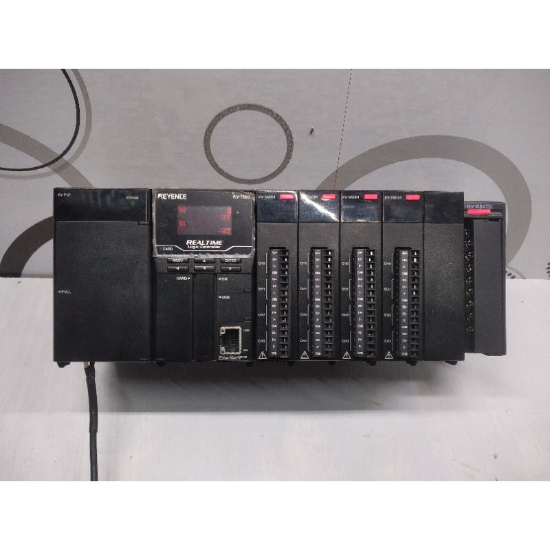 Jual 1 set plc keyence kv-7500 kv7500 kv-pu1 kv-sad04 kv-b8xtd | Shopee Indonesia