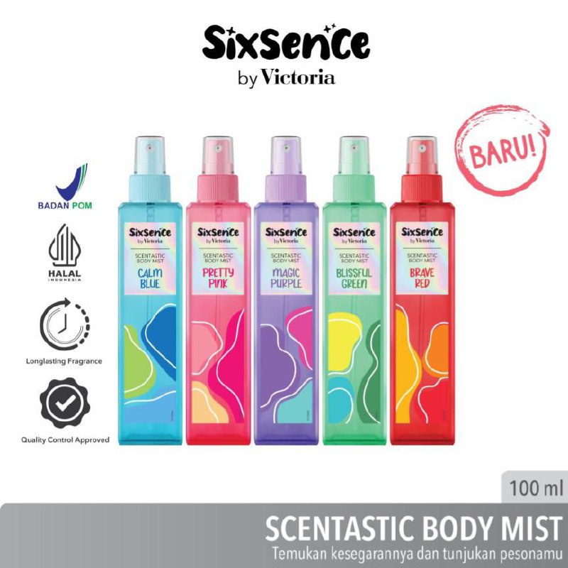 Jual SIXSENCE BODY MIST 100ml (PARFUM BADAN VICTORIA ALL VARIAN ...