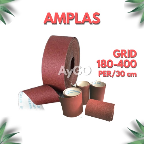 Jual AMPLAS ROLL / AMPLAS MERAH / AMPLAS GRID 180-400 / AMPLAS GOSOK ...