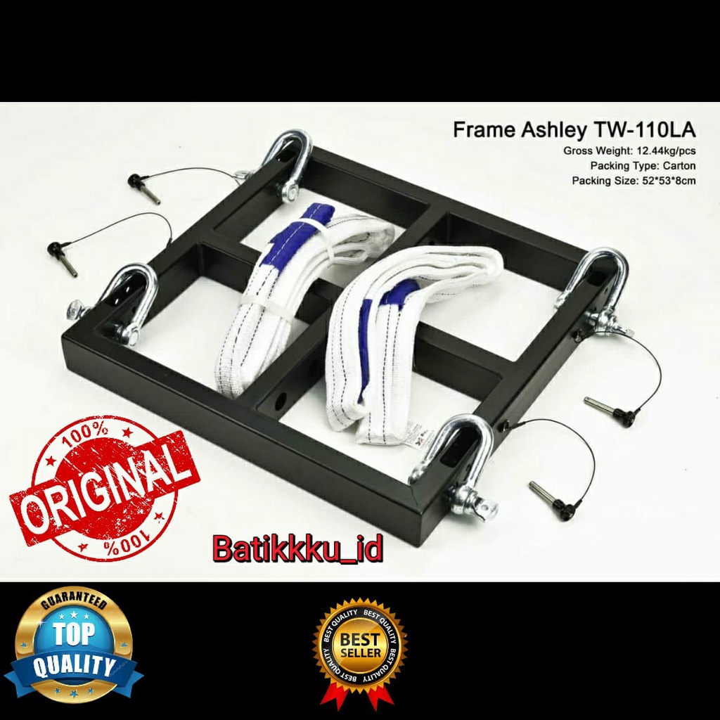 Jual Braket Rigging Frame Speaker Gantung Line Array ASHLEY TW 110 LA ORIGINAL 1 X 10 INCH ...