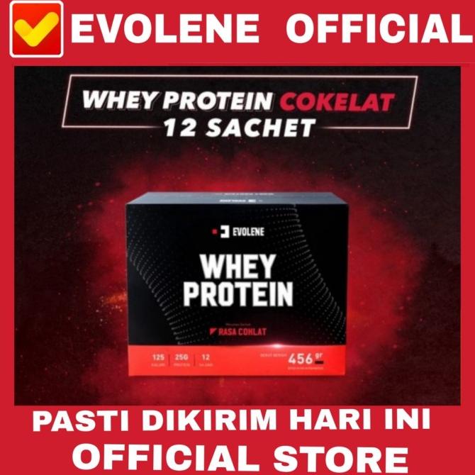 Jual MANTUL! EVOLENE WHEY PROTEIN 420 GRAM 12 SACHET GR 420GR EVOWHEY ...