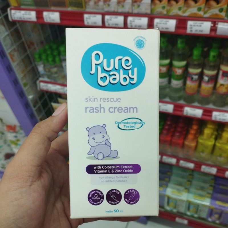 Jual pure baby rash cream 50 ml | Shopee Indonesia