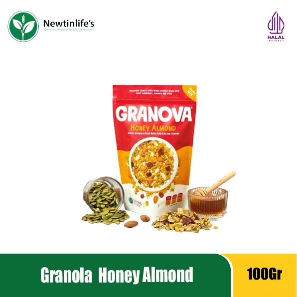 Jual Granola Honey almond Sereal Granola, Menu Sarapan Sehat Bergizi ...