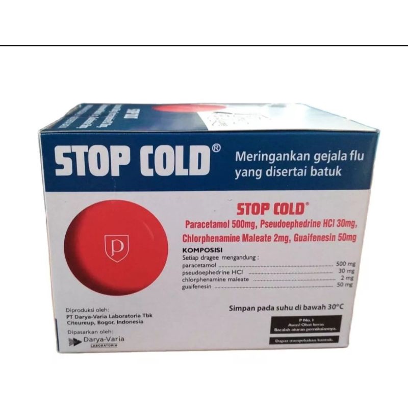 Jual STOP COLD BOX ( 1 box isi 15 strip, 1 strip isi 4 tablet ...
