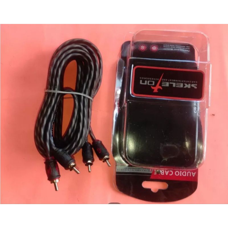 Jual kabel rca panjang 3m skeleton | Shopee Indonesia