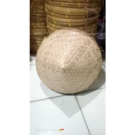 Jual topi serbaguna topi bambu topi lukis tradisional kukusan bambu ...