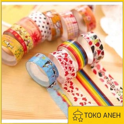 Jual Solatip / Lakban Motif Karakter Lucu dan Unik Mini Kekinian ...
