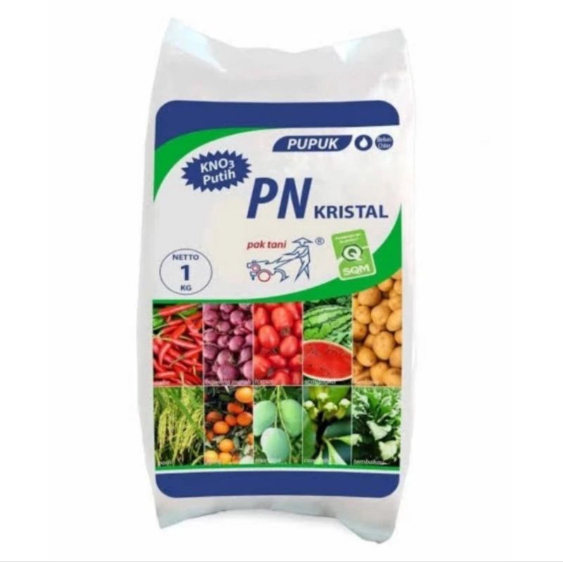 Jual Pupuk Pn Kristal KNO3 Pak Tani - 1 kg Kemasan Pabrik Kalium Nitrat ...