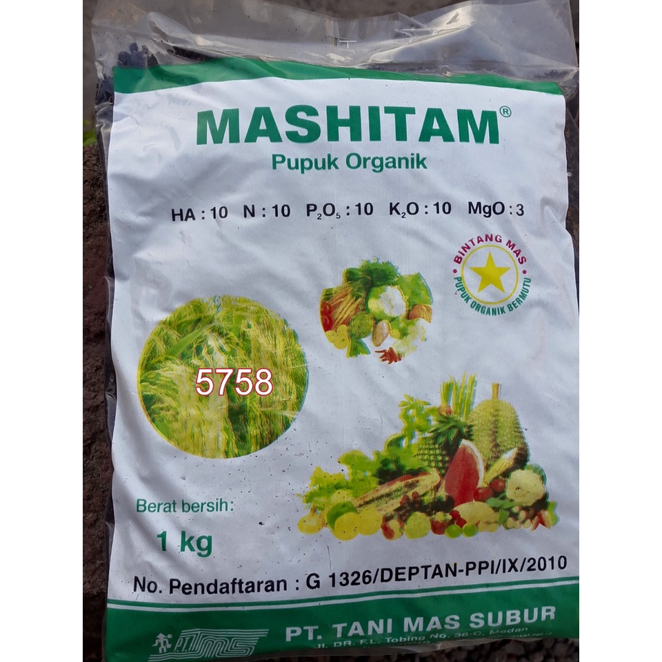 Jual Pupuk MAS HITAM 1 Kg - Pupuk Majemuk plus Humid Acid | Shopee ...