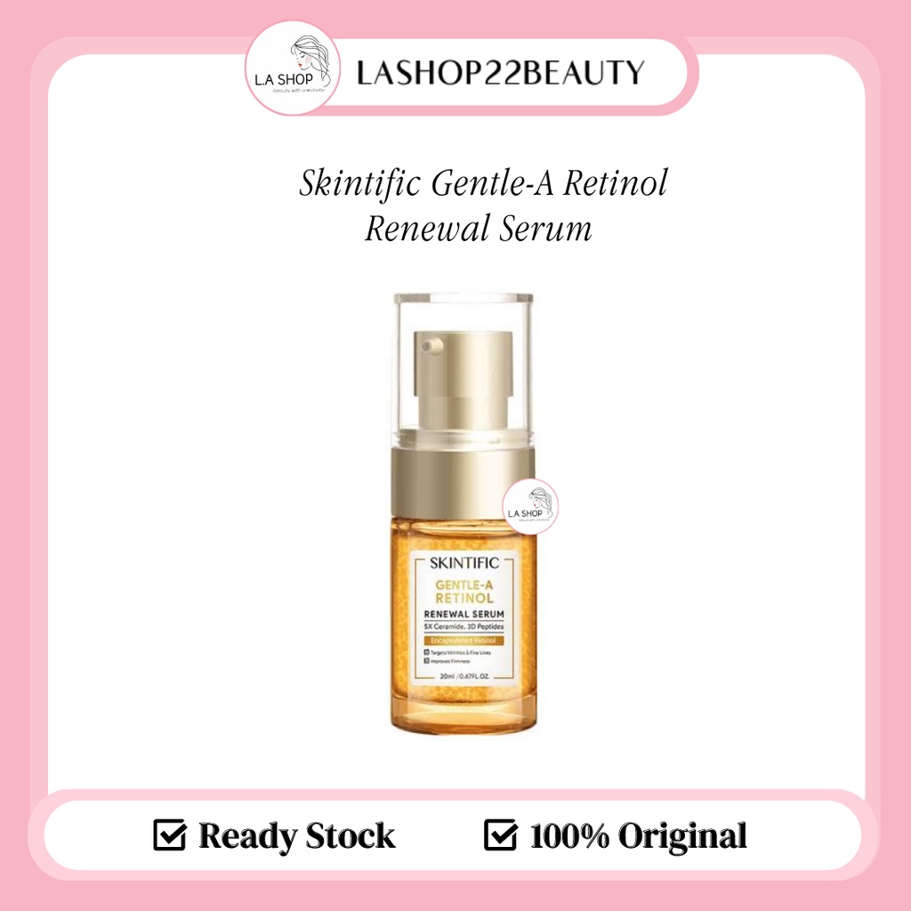 Jual SKINTIFIC Retinol Serum Anti Aging 5X Ceramide Gentle A Renewal ...