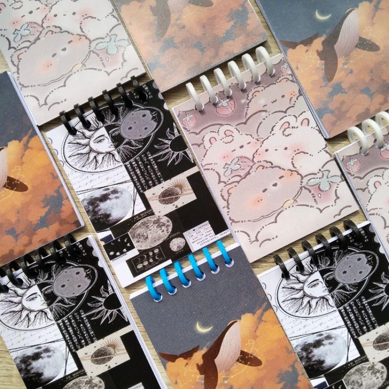 Jual POCKET BOOK AESTHETIC / BUKU SAKU MINI AESTHETIC / buku mini A7 ...