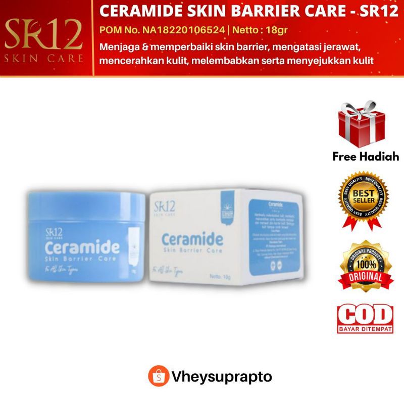 Jual CERAMIDE SR12 | CERMIDE SKIN BARRIER CARE SR12 | MOISTURIZER CREAM ...