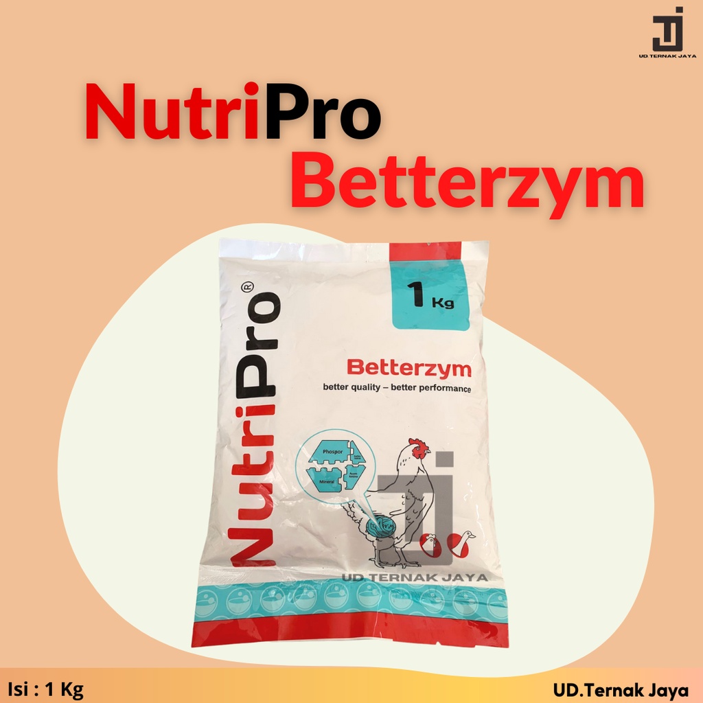 Jual Betterzym Nutripro 1 Kg Serbuk Campur Pakan untuk Mendukung Pertumbuhan Ayam, Itik dan Babi ...