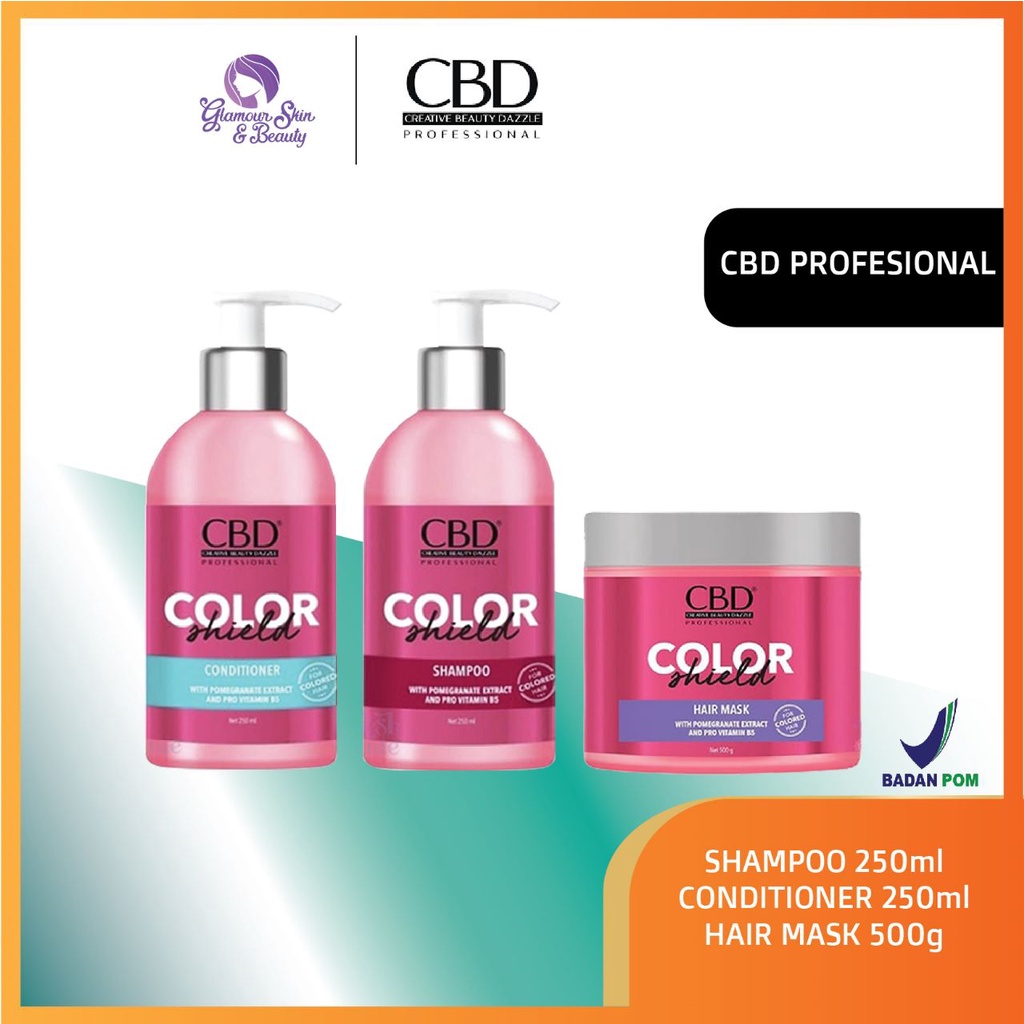 Jual BPOM CBD Color Shield Hair Mask / Shampoo / Conditioner | Shopee ...