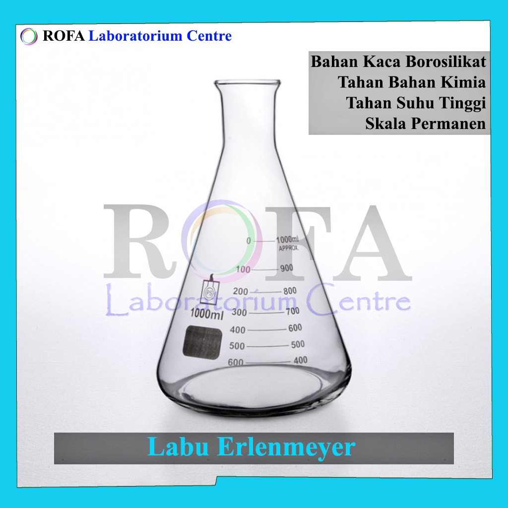 Jual Labu Erlenmeyer / Erlenmeyer Flask / Conical Glass Pyrex 1000 mL ... Jual Labu Erlenmeyer / Erlenmeyer Flask / Conical Glass Pyrex 1000 mL ...