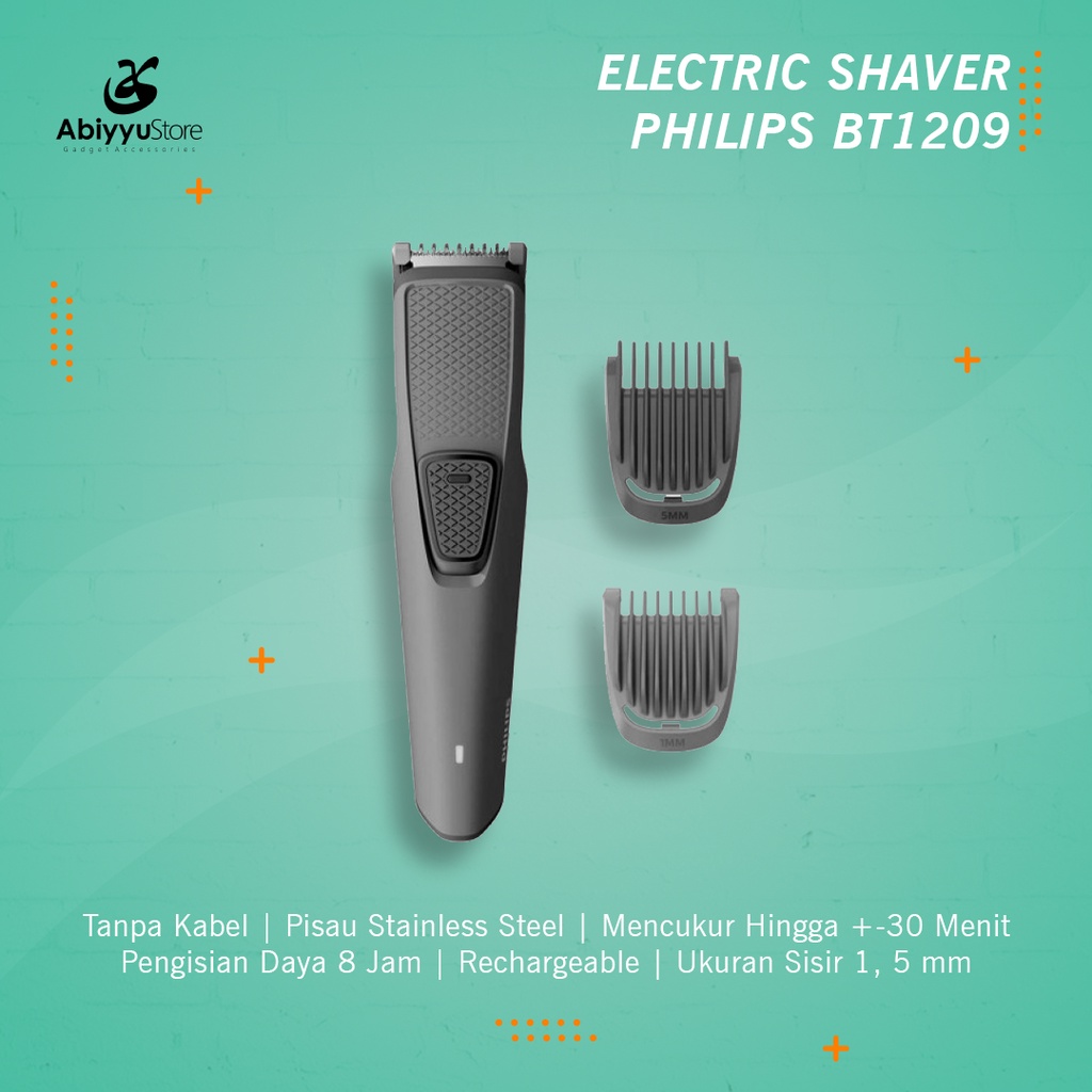 Jual Alat Cukur Elektrik Philips BT1209 Mesin Pencukur Kumis Jenggot ...