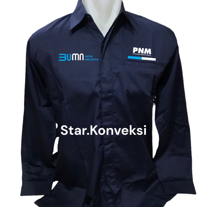 Jual Seragam Dinas Kerja Kemeja PDH Baju BUMN Untuk Indonesia BUMN PNM ...