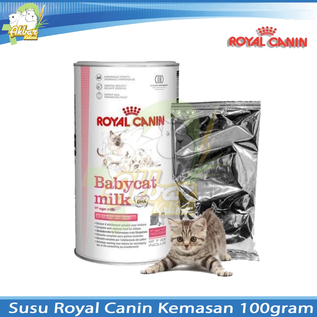Jual Susu Kucing RC 100gram - Royal Canin Baby Cat Milk 100 gr | Shopee Indonesia