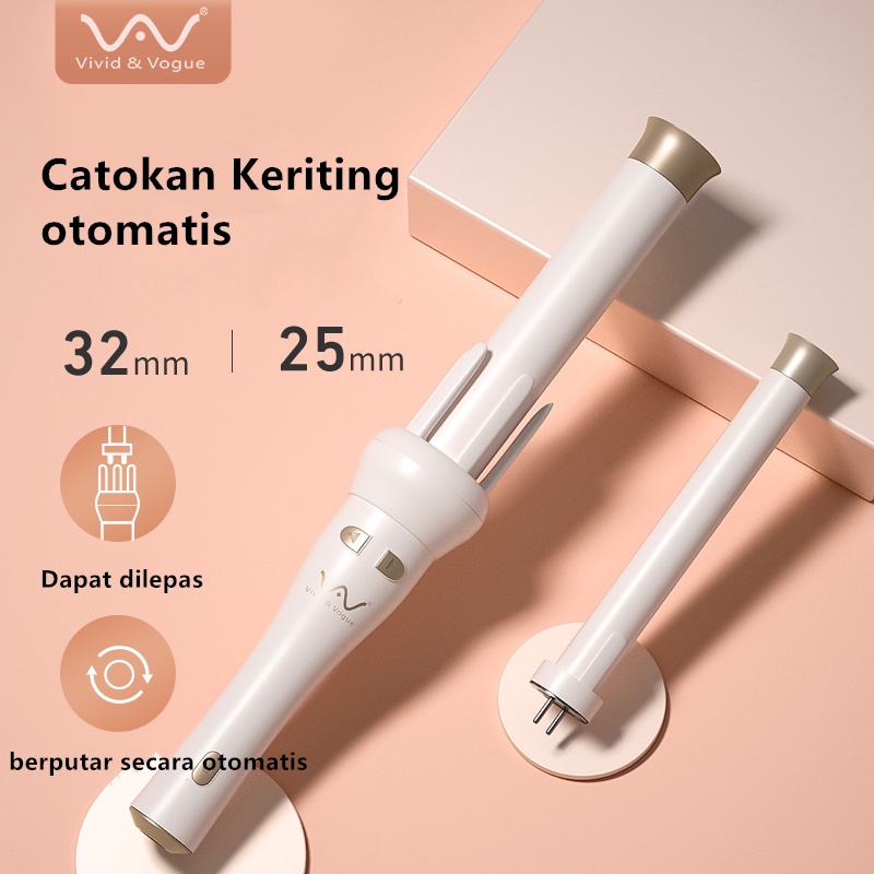 Jual VIVID VOGUE 4rd Generation Catokan Curly Otomatis 32mm&25mm Curly Rambut | Shopee Indonesia