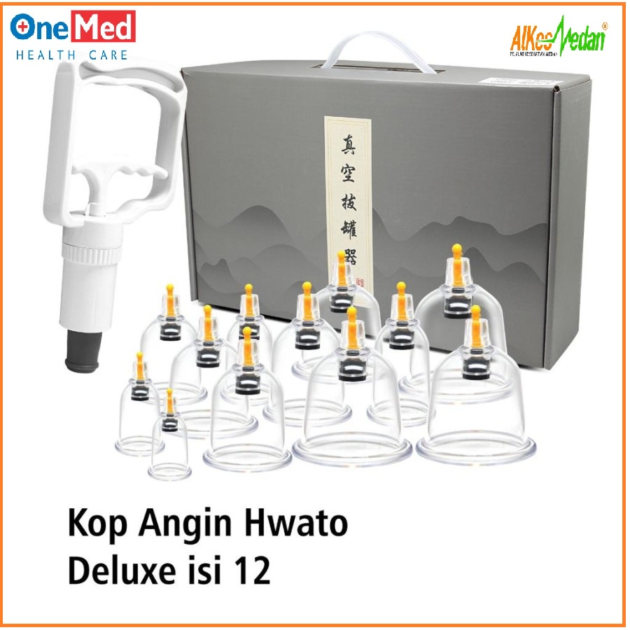 Jual KOP ANGIN HWATO DELUXE ISI 12 / ALAT BEKAM HWATO ONEMED ALKES MEDAN | Shopee Indonesia