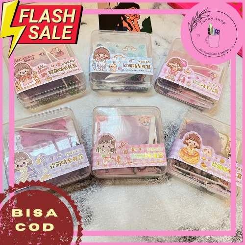 Jual PAKET BOX BENING STICKER LUCU ANIME CEWE [ CODE JBE-SCW ] STICKER ...