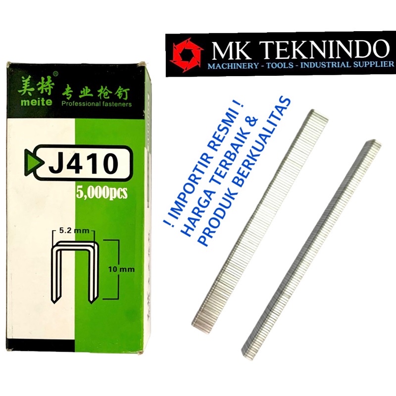 Jual Isi Staples Tembak 410J Refill Air Staples Nailer Angin Stapler ...