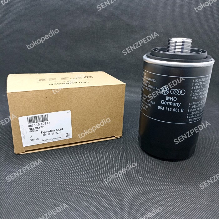 Jual FILTER OLI AUDI A4 A6 C7 VW GOLF 6 GTI VW SICIRRICO 06J198403Q ORI ...