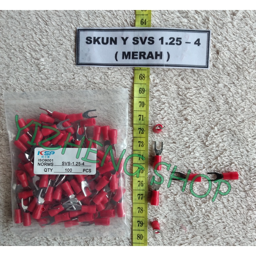 Jual SKUN Y SVS 1,25 - 4 MERAH 1 PACK | Shopee Indonesia
