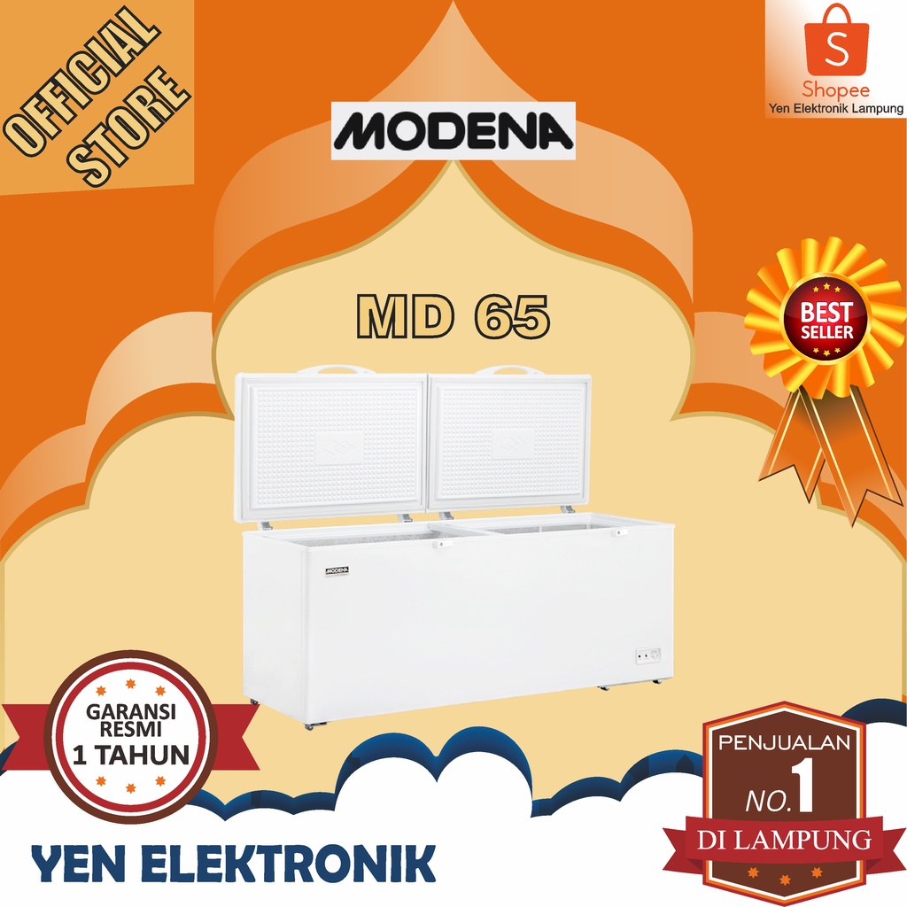 Jual Chest Freezer MODENA MD 65 W CONSERVA - Kapasitas 650 Liter ...