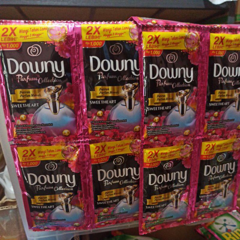 Jual Downy Saset Renceng Satuan Pelembut dan Pewangi Pakaian 20ml ...