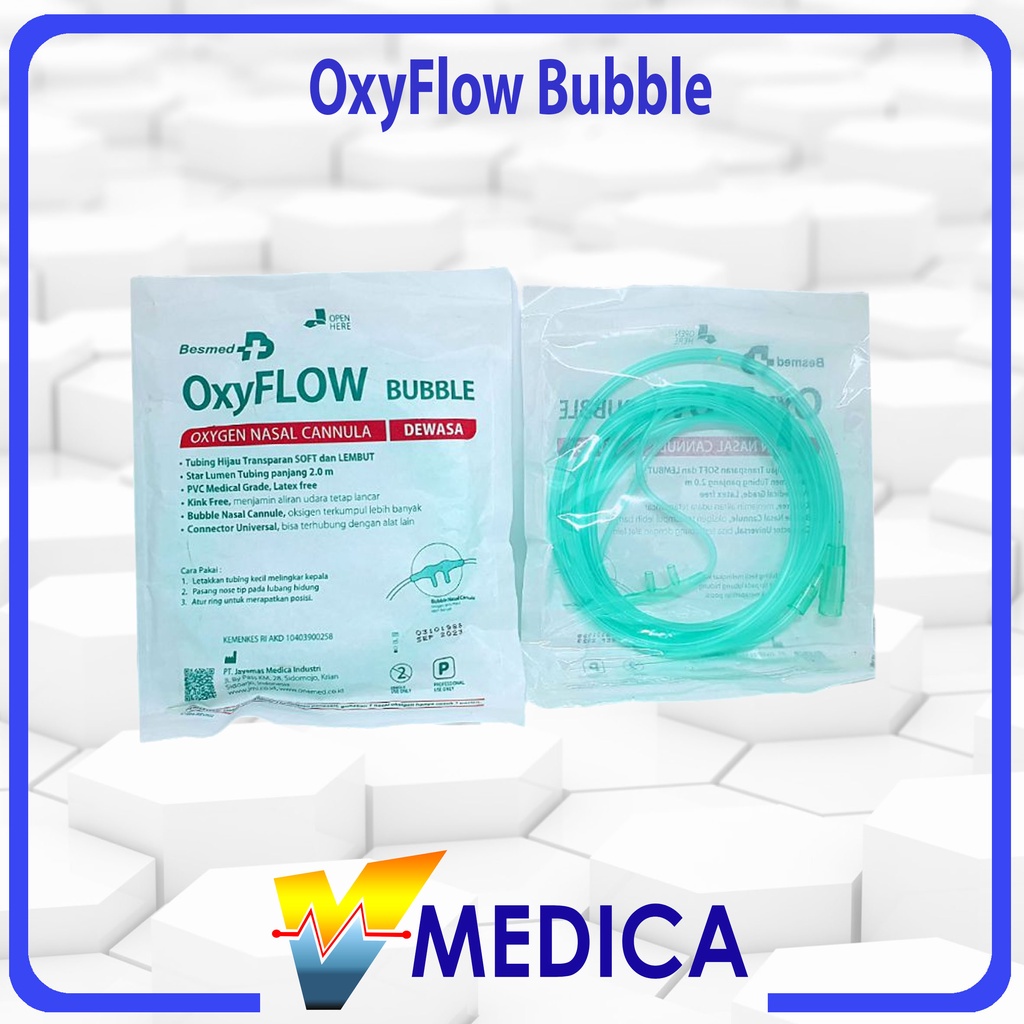 Jual Oxyflow Bubble Nasal Cannula / Selang Oksigen Colok Hidung ...
