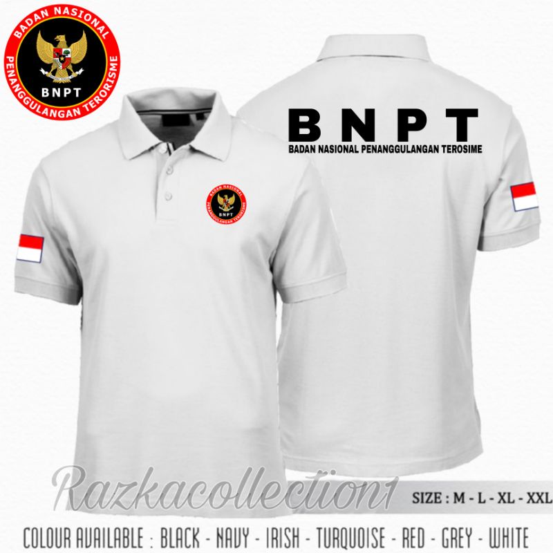 Jual Polo Shirt BNPT BADAN NASIONAL PENANGGULANGAN TEROSIME / Baju Kaos ...