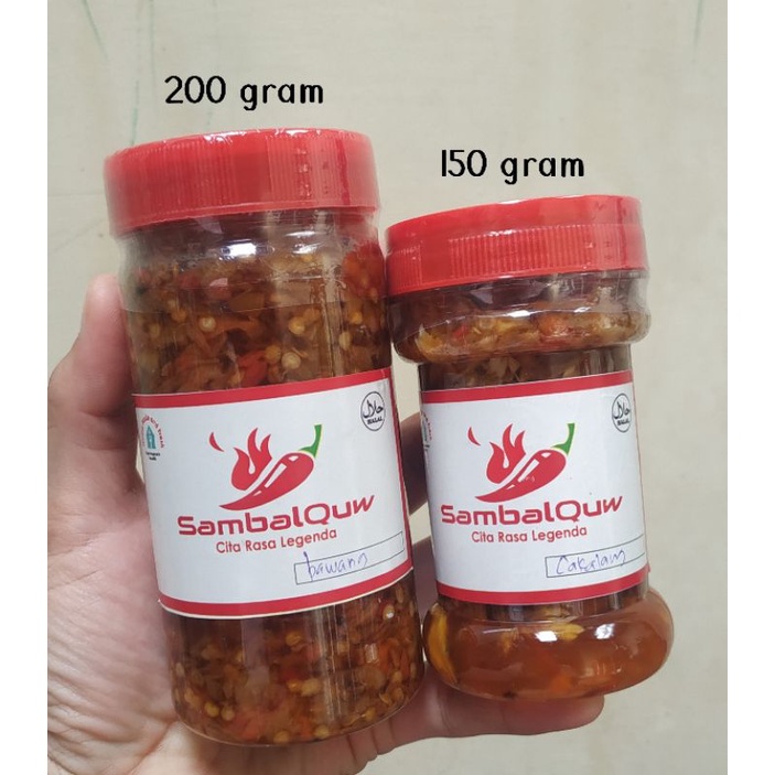 Jual SAMBAL CUMI KEMASAN BOTOL 150 GRAM / 200 GRAM | Shopee Indonesia