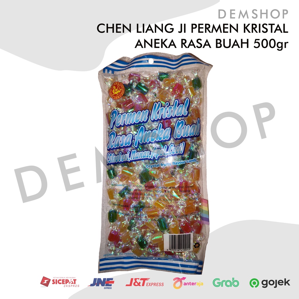 Jual Chen Liang Ji Permen Kristal Rasa Aneka Buah / Crystal fruit Candy ...