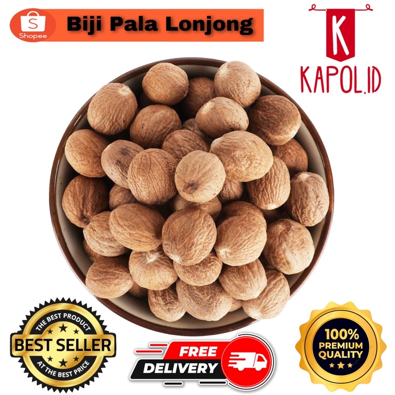 Jual biji pala lonjong/biji pala kupas kering | Shopee Indonesia