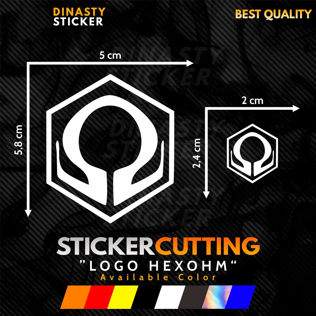 Jual STICKER STIKER CUTTING VIRAL LOGO HEXOHM VAPOR HEXOM | Shopee ...
