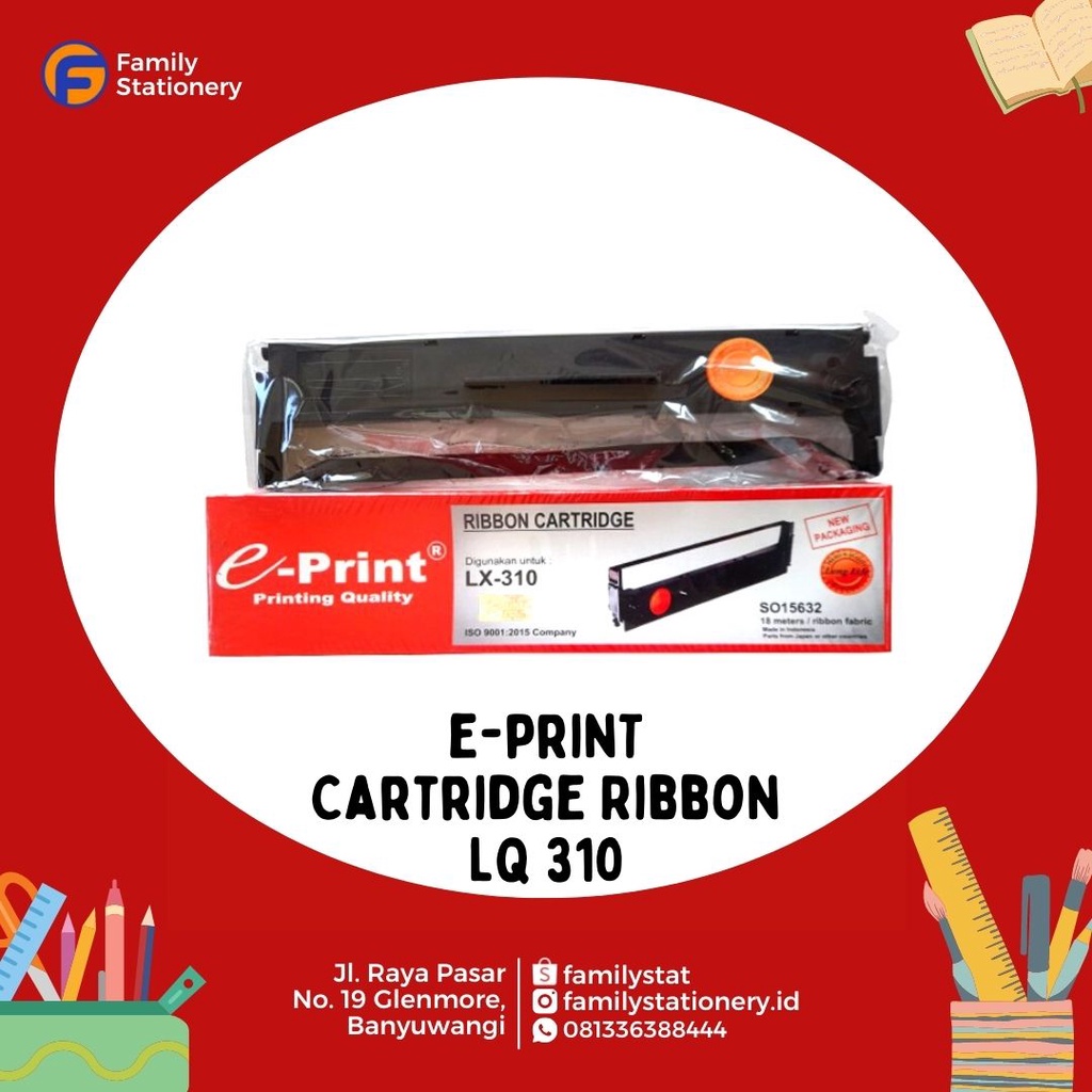Jual Pita Ribbon Cartridge LQ310 LQ-310/S015639/S015634 E-Print ...