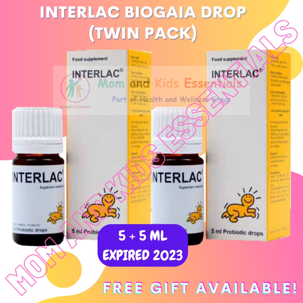 Jual INTERLAC BIOGAIA DROP 5 ML PROBIOTIK OIL KESEHATAN PENCERNAAN BAYI ...