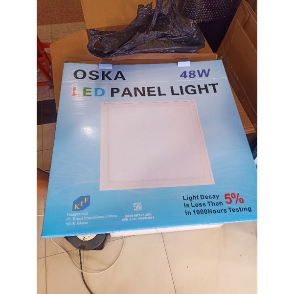 Jual Lampu LED Panel Light OSKA 48w Lampu Plafon Kotak inbow Tempel 48 watt | Shopee Indonesia
