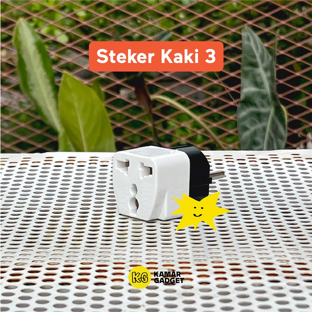 Jual Sambungan Colokan Broco Adaptor Staker Kaki 3 | Shopee Indonesia