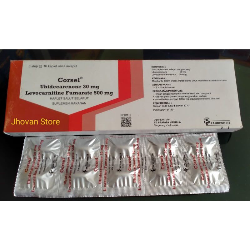 Jual CORSEL 10 tablet ~ Membantu memelihara kesehatan tubuh ...