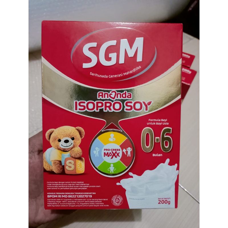 Jual SGM Ananda Soya 0-6 bulan 200gr( Ada KEMASAN BARU) | Shopee Indonesia
