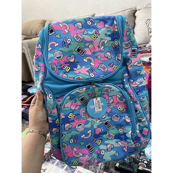 Jual Smiggle Blue BFF Backpack Original Store | Shopee Indonesia