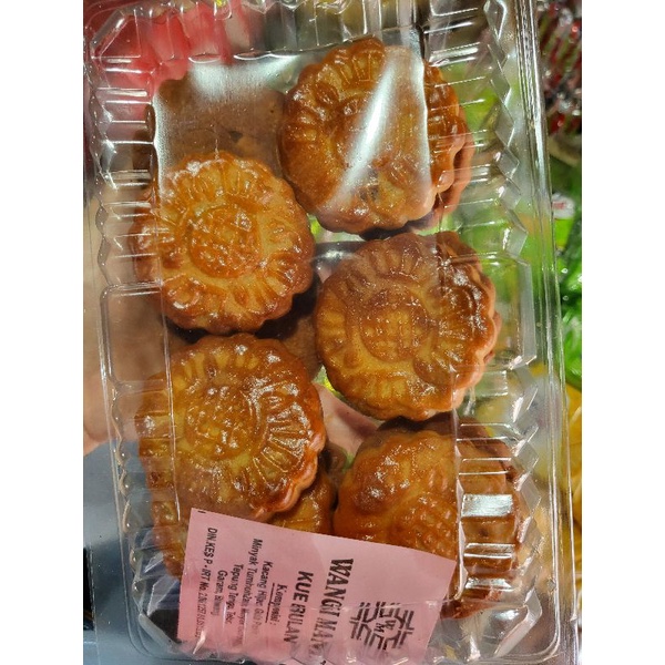 Jual kue bulan mini mooncake moon cake kue tradisional rasa kacang ...