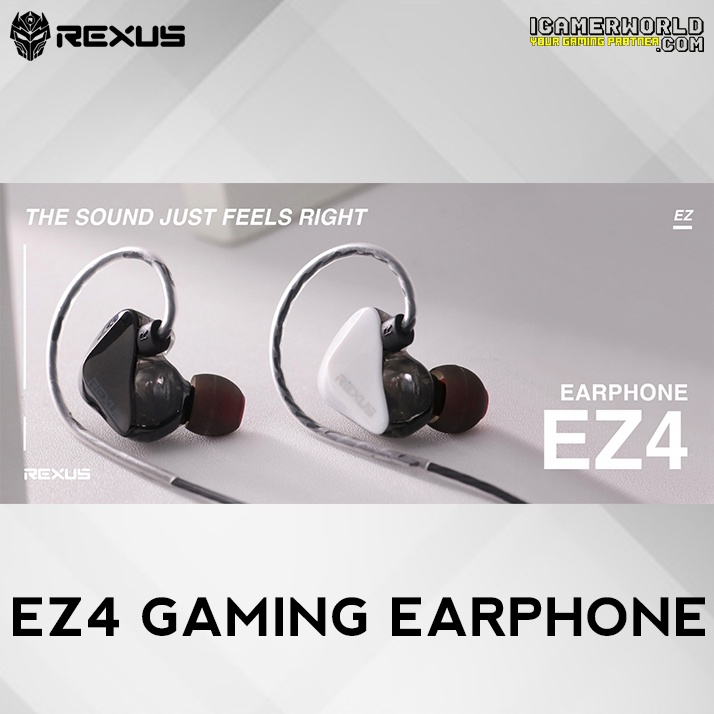 Jual Rexus EZ4 With Microphone Gaming Earphone | Shopee Indonesia