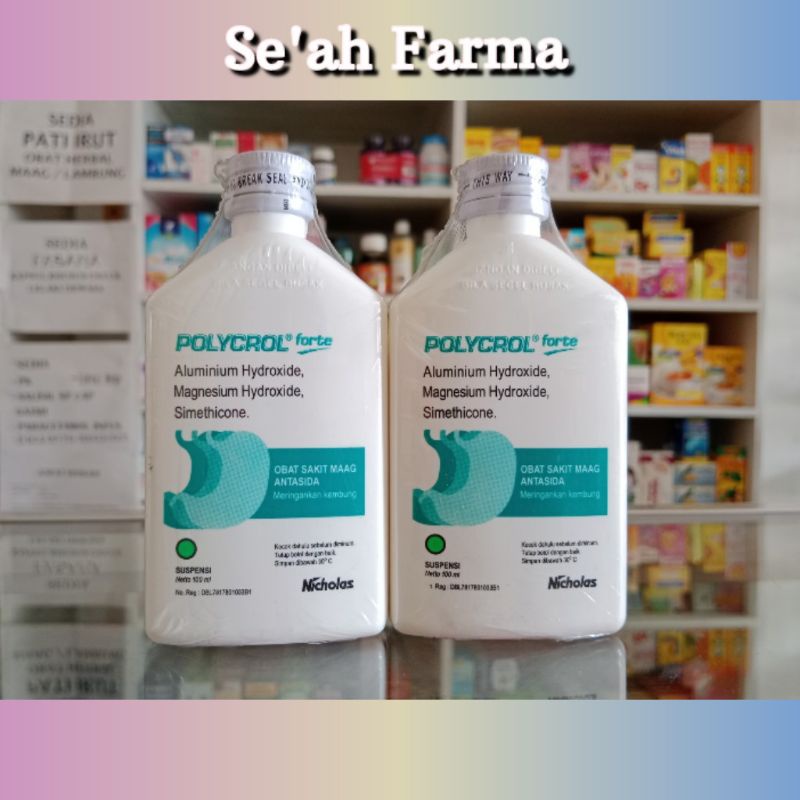 Jual Polycrol Forte sirup//Obat sakit maag | Shopee Indonesia