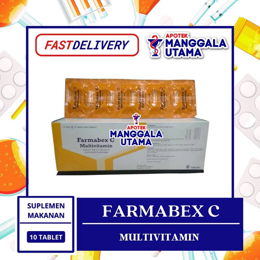 Jual FARMABEX C PER STRIP ISI 10 KAPLET | Shopee Indonesia